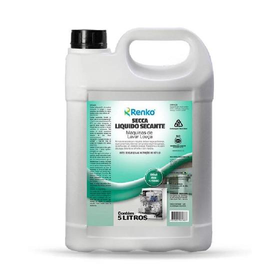 Secca secante liquido para maquinas de lavar louca 5 litros - Renko ...