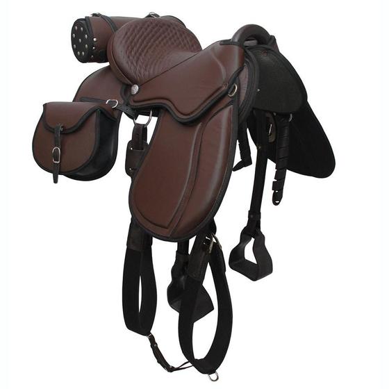 Sela Top 10 com Alforge e Porta Bebidas SV1187 - Marrom - Selaria ...