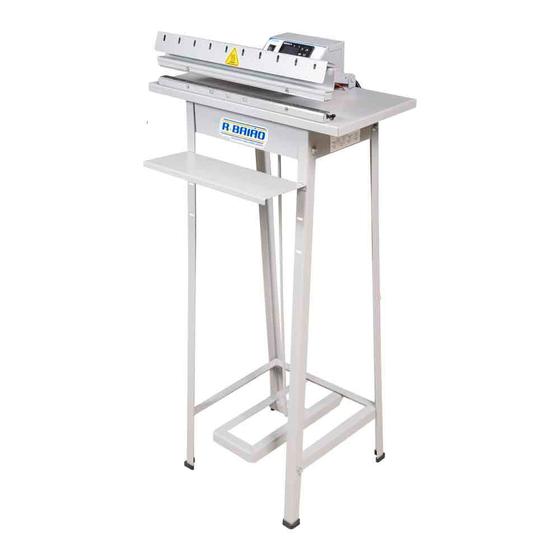 Seladora a Pedal Barra Serrilhada 1801 40cms Datadora p/ Fabricação ou ...