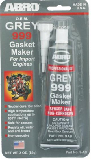 Selante Abro Grey 999 Cinza Alta Temperatura - Silicone Automotivo ...