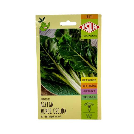 SEMENTE ACELGA VERDE ESCURA 2,5g - ISLA SEMENTES - Sementes - Magazine ...