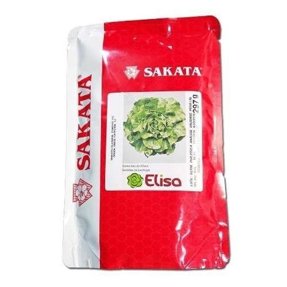 Semente de alface lisa elisa peletizadas 7.500 sementes sakata ...