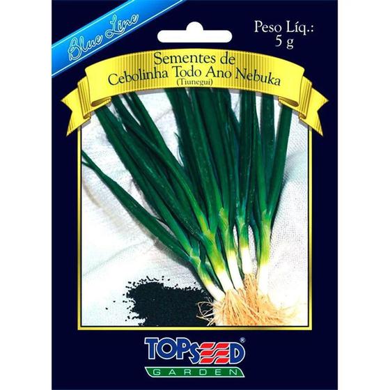 Semente de Cebolinha Todo Ano Nebuka (Tiunegui) 5g TOPSEED - Sementes ...