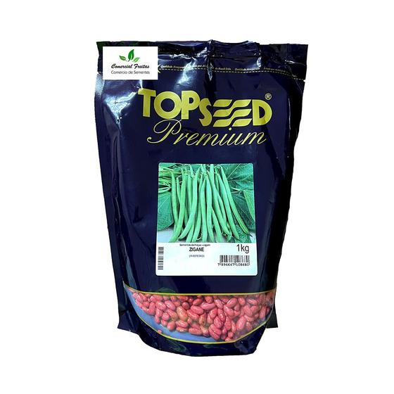Sementes de Feijão de Vagem Rasteiro Zigane Pcte C/ 1 Kg - TOPSEED ...