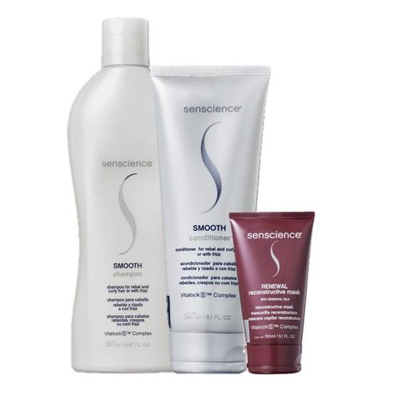 Senscience Smooth Home Care Duo e Renewal Mask 150ml - Kit de ...