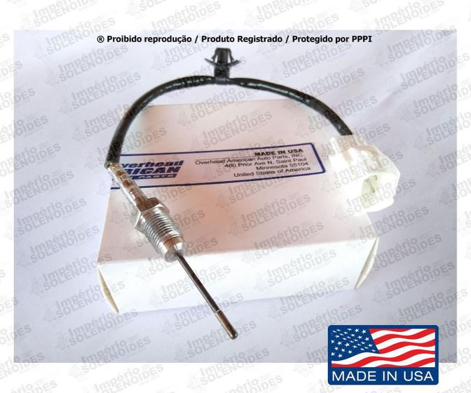 Sensor de temperatura de gases antes do catalisador Frontier 2.5 16v ...