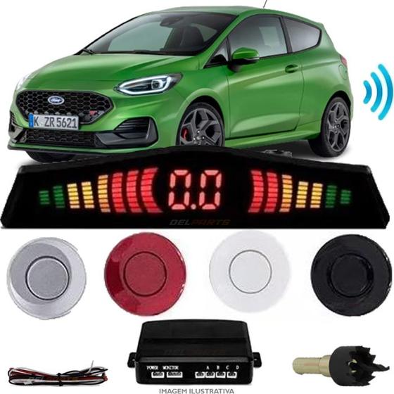 Sensor Estacionamento Ré 4 Sensores Display Ford Fiesta 2022 - First ...