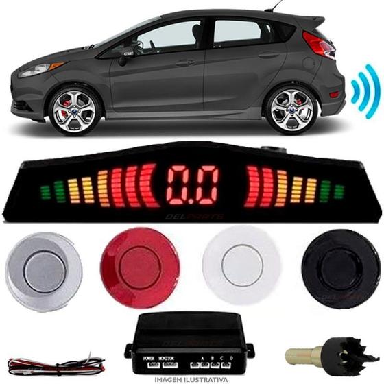 Sensor Estacionamento Ré 4 Sensores Display Ford Fiesta Hatch - First ...