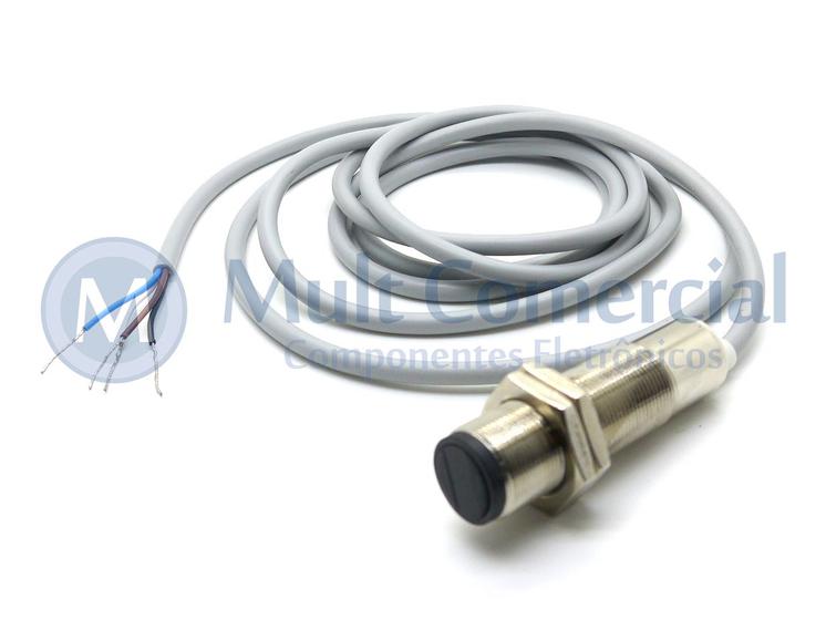 Sensor Fotoelétrico Difuso IDCL 30-18 DP - M18 - Distância Sensora 300mm PNP - NA+NF - 10 á ...