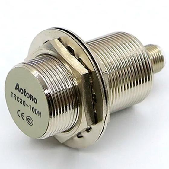 SENSOR INDUTIVO TRC30-10-DP3 M30 PNP NA+NF 24vcc Faceado Con. M12 (10mm) - AOTORO - Sensor de ...