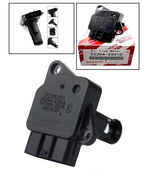 Sensor Maf Medidor Fluxo Ar Corolla 1.6 1.8 Rav4 (22204-22010) - Toyota ...