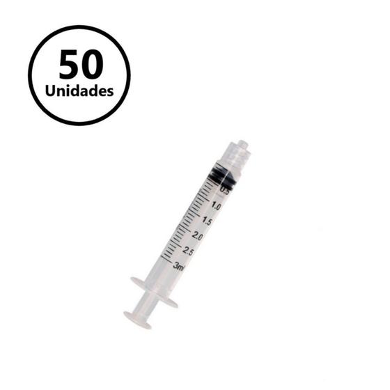 Seringa descartável hipodérmica de 3ml com bico luer slip ou luer lock ...