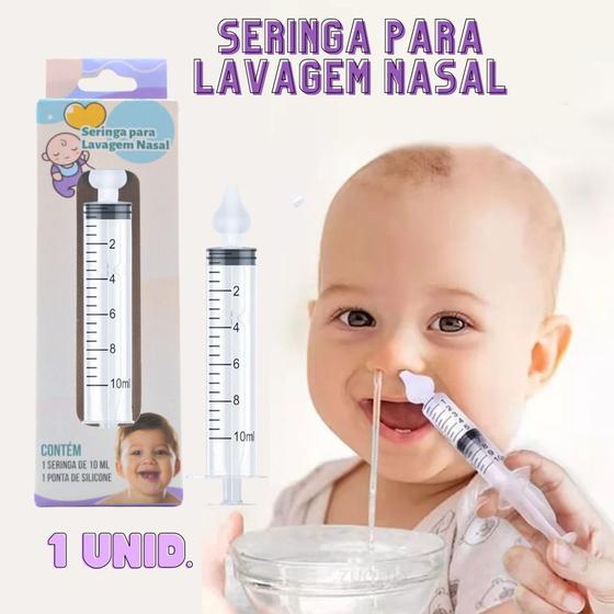 Seringa Para Lavagem Nasal Infantil 1 Unidade - Care - Outros Saúde e ...