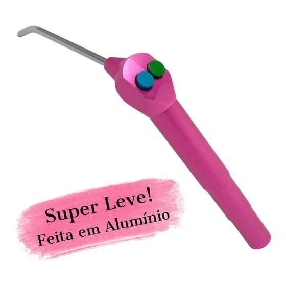 Seringa Tríplice Odontológica de Alumínio Quadrada Rosa - RP - Outros ...