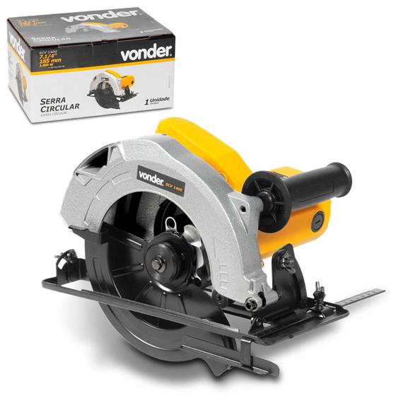 Serra Circular Para Cortar Madeira e Derivados 7.1/4 Polegadas Vonder ...