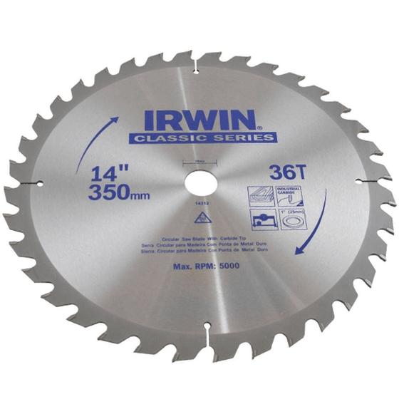 Serra Circular Para Máquinas Estacionárias 350mm x 30mm 36 Dentes ...