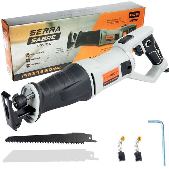 Serra Sabre Elétrica Profissional 750W 220V Pró Euro - Plaina ...