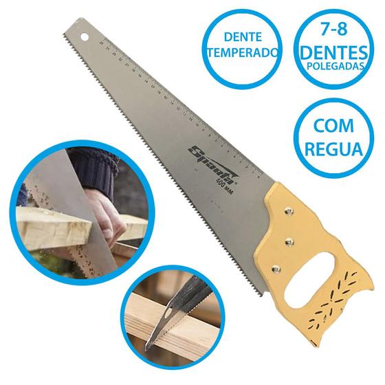 Serrote Com Cabo Madeira 20 7-8 Dentes Por Polegadas Profissional ...