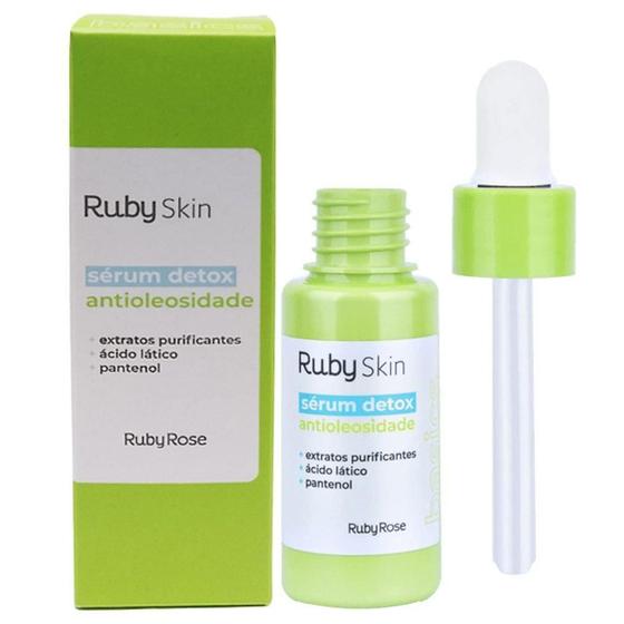 Sérum Detox Antioleosidade Ruby Skin Basics Ruby Rose 30Ml - Sérum para ...