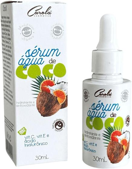 Sérum Facial Hidratante Água de Coco Carola 30ml - Carola Cosmetics ...