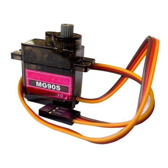 Servo Motor Micro Mg90s 360 Graus Para Projetos Barco Avião Carros 4.8V ...