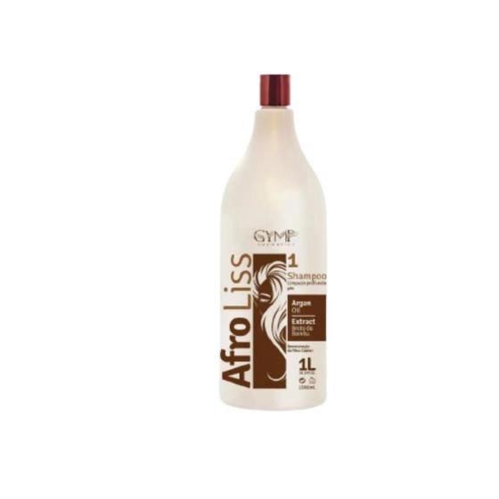 Shampoo Anti Resíduos Afro Liss 1l Gymp Xampu Limpeza Profunda ...