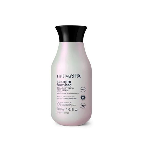 Shampoo Anti-stress Nativa SPA Jasmim Sambac 300ml - OBoticario ...