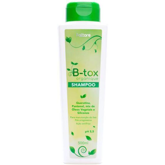Shampoo B-tox Organique Fattore 500ml - Shampoo - Magazine Luiza