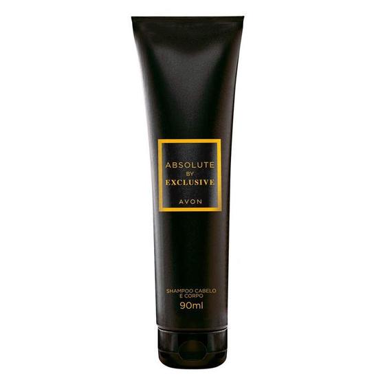 Shampoo Cabelo e Corpo Absolute by Exclusive 90ml Avon - Shampoo ...