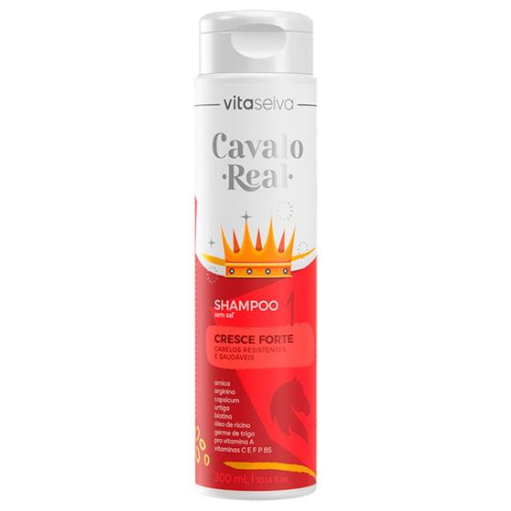 shampoo cavalo real vita seiva 300ml com 10 ativos que ajudam ...