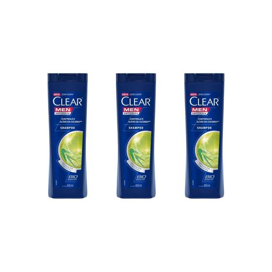 Shampoo Clear 400ml Masculino Controle da Coceira-Kit C/3un - Shampoo - Magazine Luiza