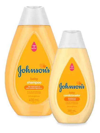Shampoo + Condicionador Bebe Johnsons Baby Tradicional - Johnson's Baby ...