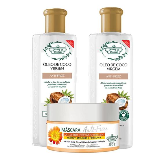 Shampoo+condicionador+máscara flores e vegetais anti - frizz - Flores ...