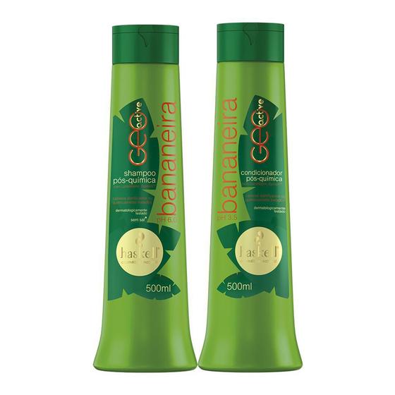 Shampoo Condicionador Pos Quimica Haskell Bananeira 500 Ml - Kit Shampoo e Condicionador ...
