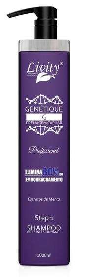 Shampoo Descongestionante Génétique Pro Livity 1l - Livity Cosmetic ...