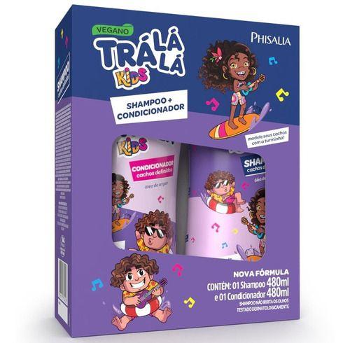 Shampoo E Condicio Trá Lá Lá Kids - Cachos Definidos (480ml) - phisalia ...