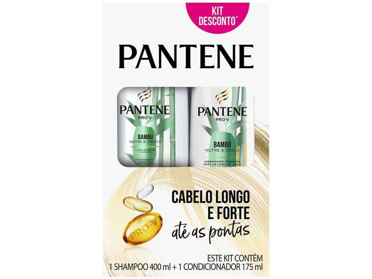 Shampoo e Condicionador Pantene Nutre & Cresce - Bambu - Kit Shampoo e Condicionador - Magazine ...