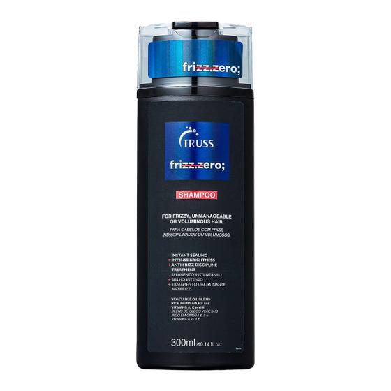 Shampoo Frizz Zero 300ml Truss Lançamento Profissional Uso diário ...