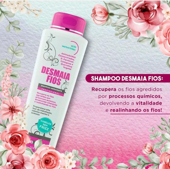 Shampoo Hidratante Desmaia Fios 500ml Fattore - Shampoo - Magazine Luiza