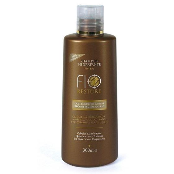 Shampoo Hidratante Fio Restore 300ml - Shampoo Profissional - Magazine Luiza
