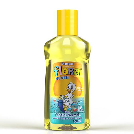 Shampoo Infantil Cabelos Normais Flora Nenen 100ml - Shampoo Infantil ...