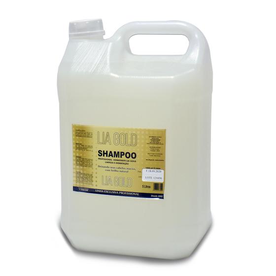 Shampoo Lia Gold . Para Salão De Beleza Galão 5 Litros - Lia Gold ...