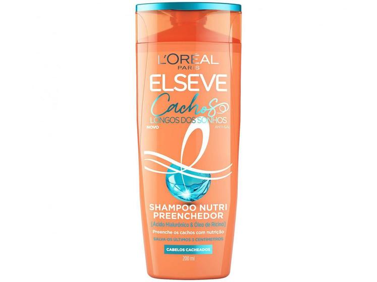 Shampoo LOréal Paris Elseve Nutri Preenchedor - Cachos Longos dos ...
