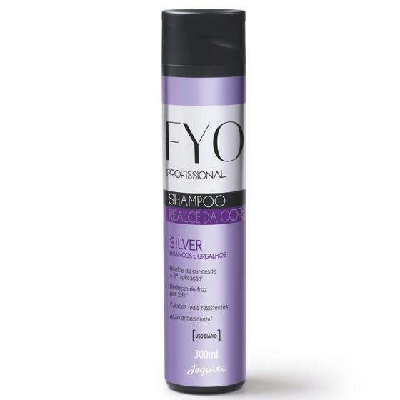 Shampoo Matizador Fyo Profissional Realce Da Cor Silver Brancos e ...