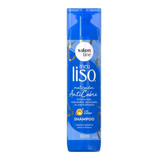Shampoo Matizador Salon Line Meu Liso Anticobre 300ml - Shampoo ...