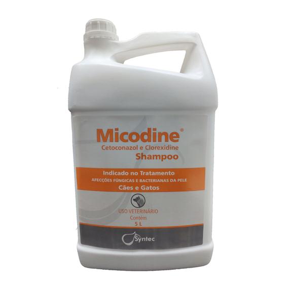Shampoo Micodine 2% Shampoo Galão 5 LT- Syntec - Shampoo - Magazine Luiza