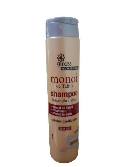 Shampoo Monoi de Tahiti pH 5,0 Sem Sal Hidratação Intensa 320 ml ...