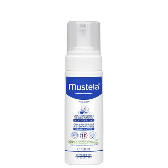 Shampoo Mousse Mustela Bébé Costra Láctea 150Ml - Shampoo Infantil ...