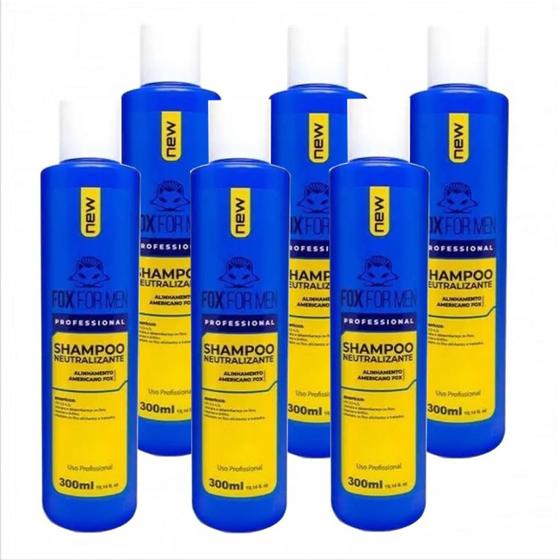 Shampoo Neutralizante Alinhamento Americano Fox for Men 300ml Caixa Com ...