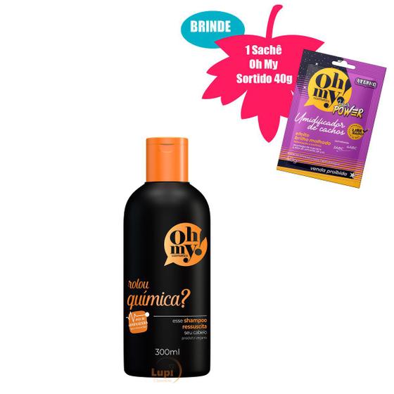 Shampoo ohmy rolou quimica 300ml - Oh My! - Shampoo - Magazine Luiza